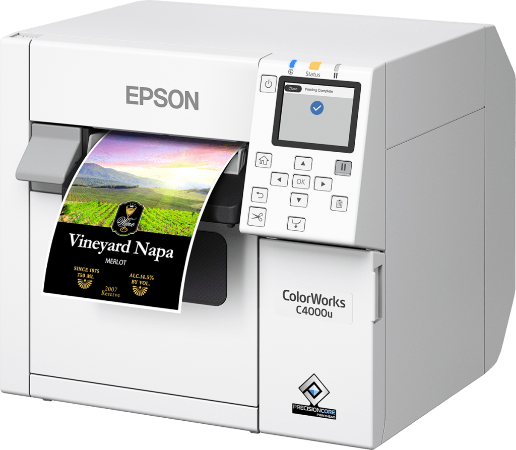 Epson C4000 Label Printer | Printing Hardware | Ahearn & Soper